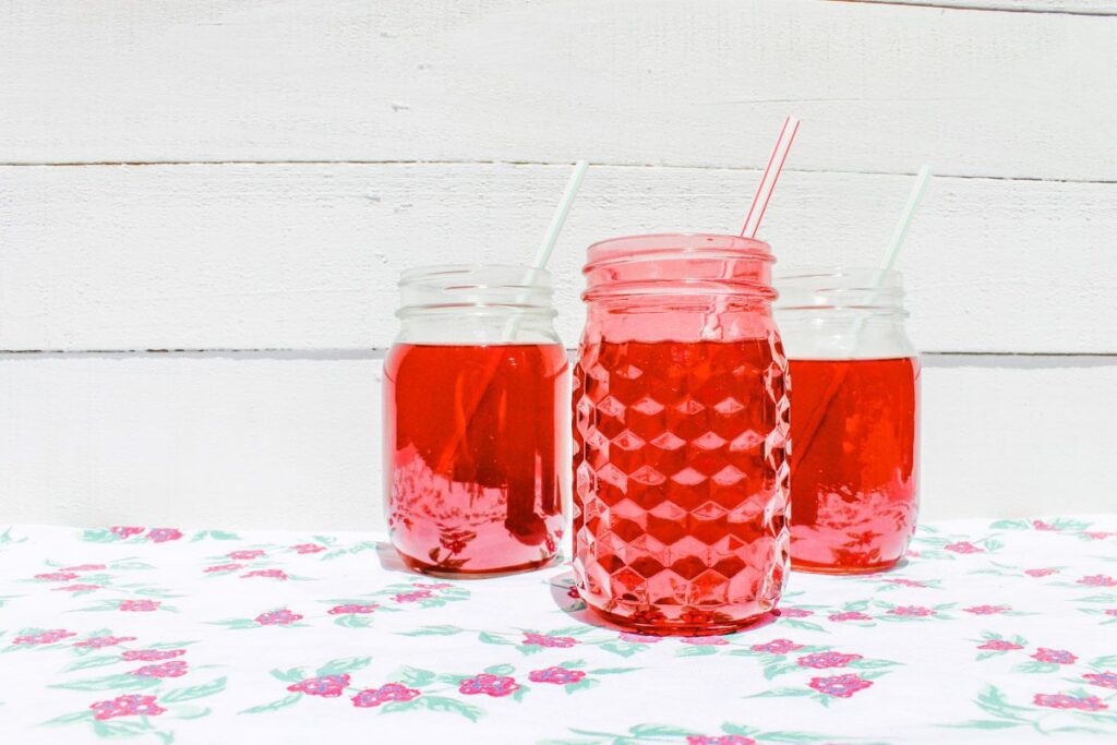 Raspberry Iced Tea - WholeMade Homestead