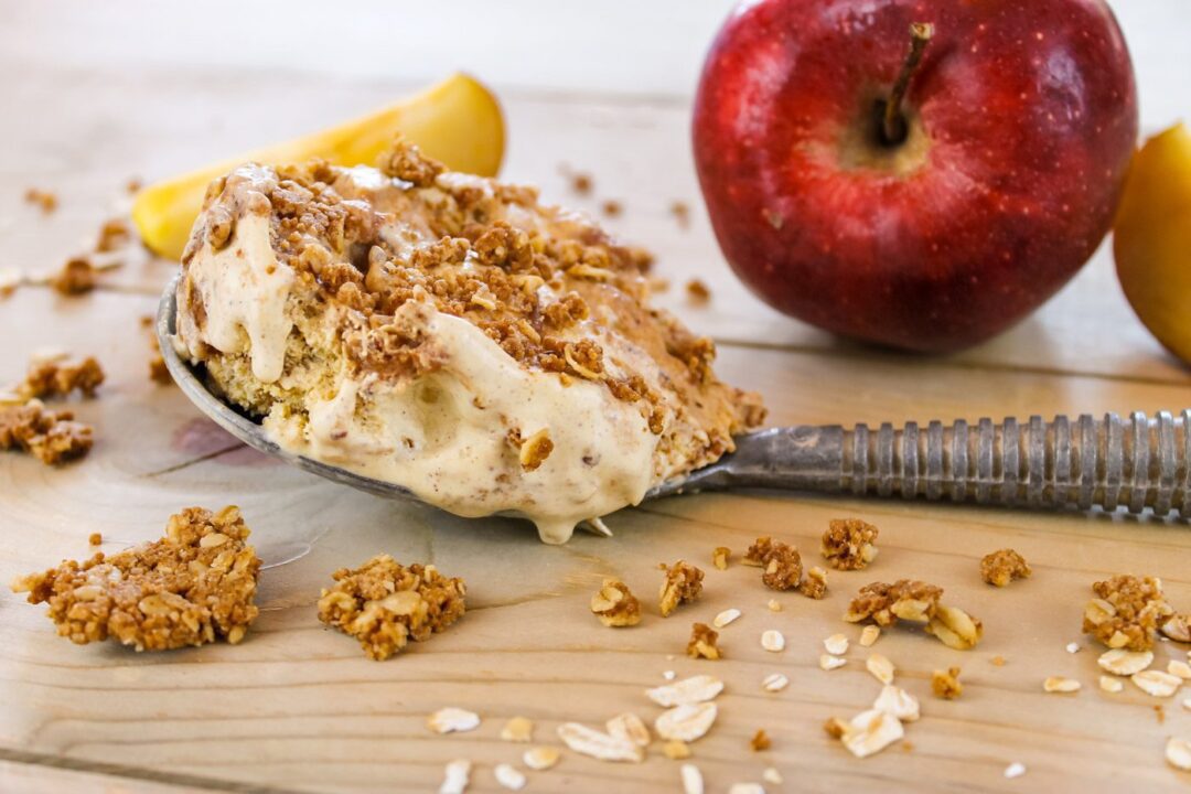 Cinnamon Apple Crisp Ice Cream - WholeMade Homestead