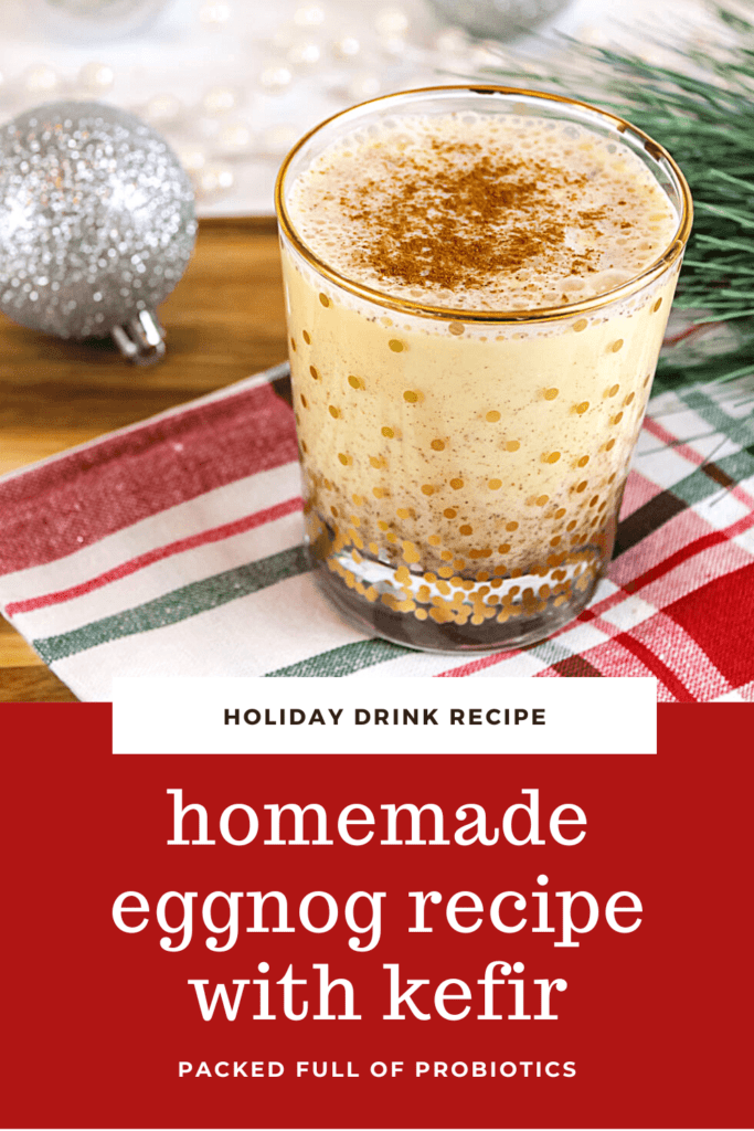 Probiotic Kefir Eggnog Recipe - WholeMade Homestead