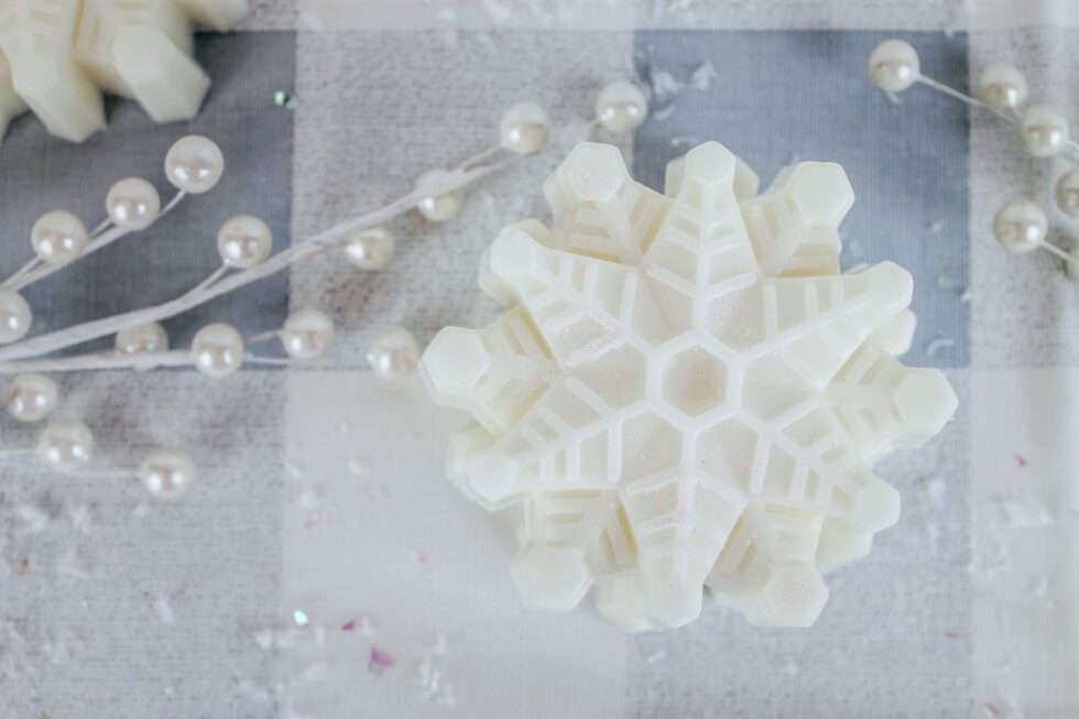 DIY Snowflake Soap - WholeMade Homestead