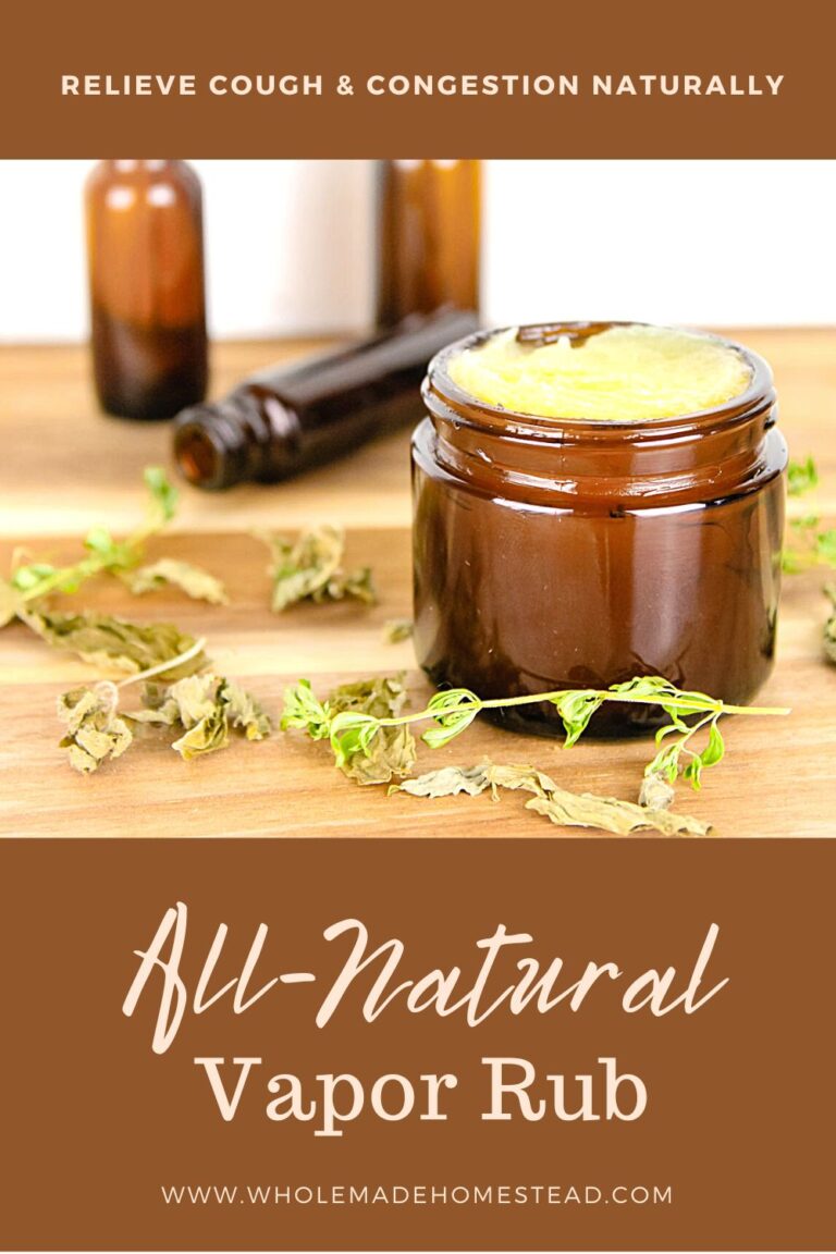 DIY Chest Rub - WholeMade Homestead