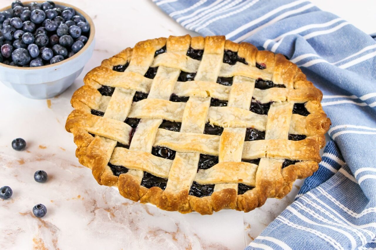 Sugar Free Blueberry Pie - WholeMade Homestead