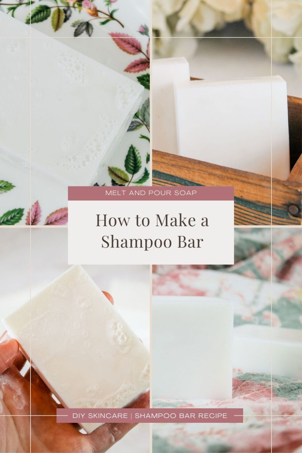 Melt and Pour Shampoo Bar Recipe - WholeMade Homestead