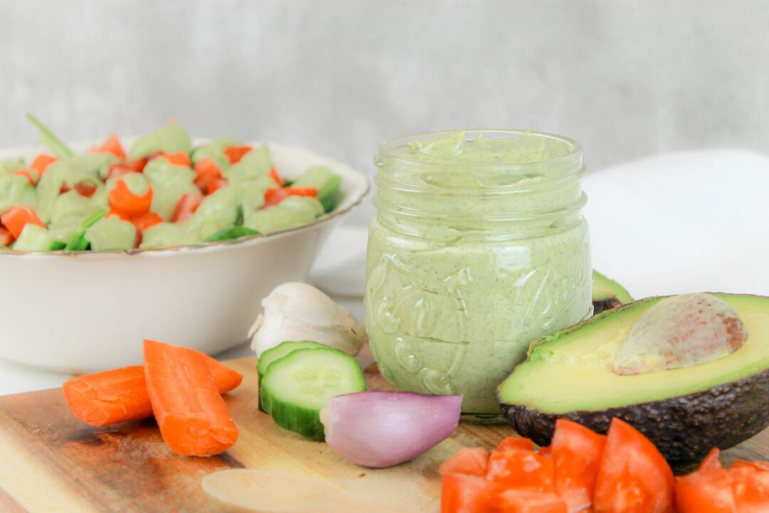Avocado Kefir Dressing - WholeMade Homestead
