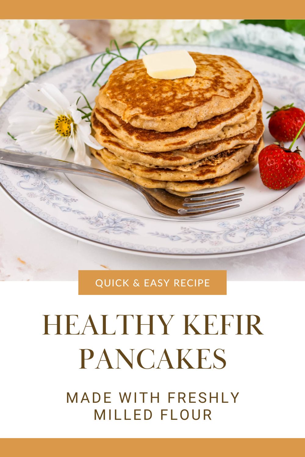 Kefir Pancakes Recipe - WholeMade Homestead