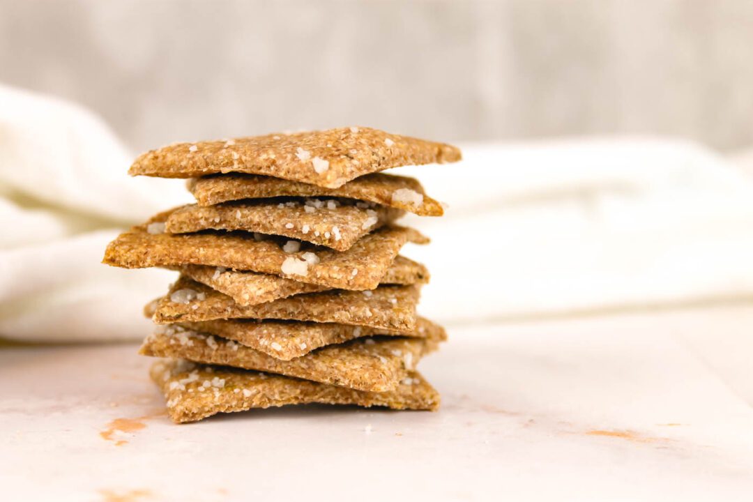 Crackers With Fresh Milled Flour - WholeMade Homestead